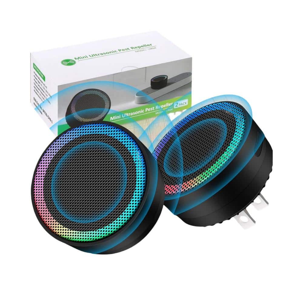 Misopily Black Ultrasonic Mouse Control Plug-in Repellent, Mini Pest ...