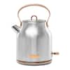 HADEN Heritage 1.7 l 7-Cup Steel and Copper Cordless Stainless Steel ...
