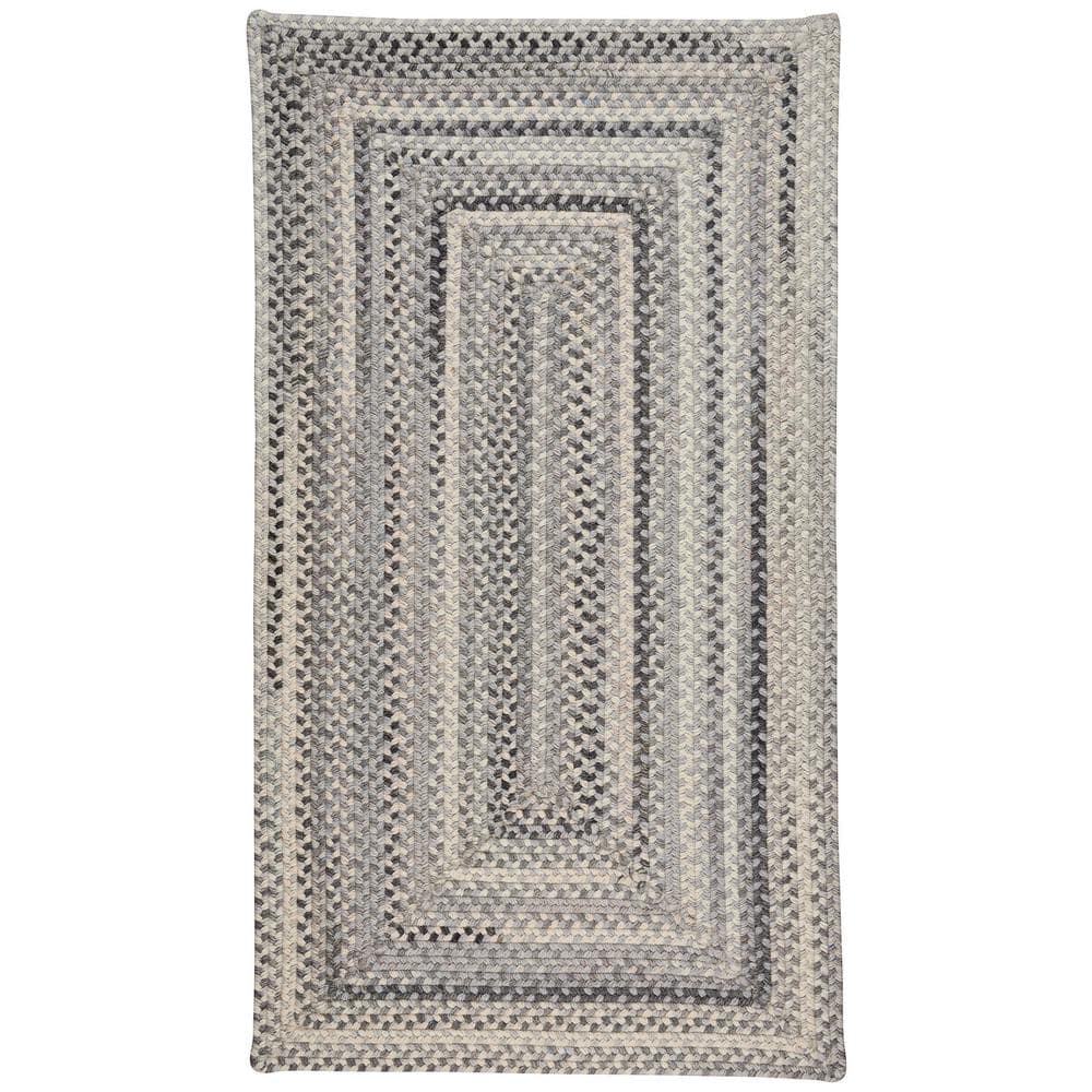 Capel Tooele Grey 2 ft. x 4 ft. Concentric Area Rug 0303QS00270048310 ...
