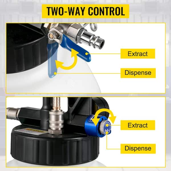 SKYSHALO Transmission Fluid Pump 2-Way Automatic Oil Liquid Extractor ...