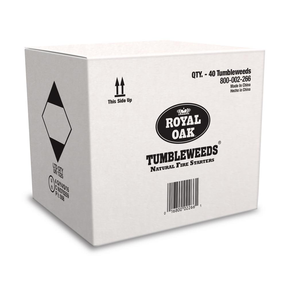 Royal Oak Tumbleweeds Firestarter (40-Count) 800002266 - The Home Depot