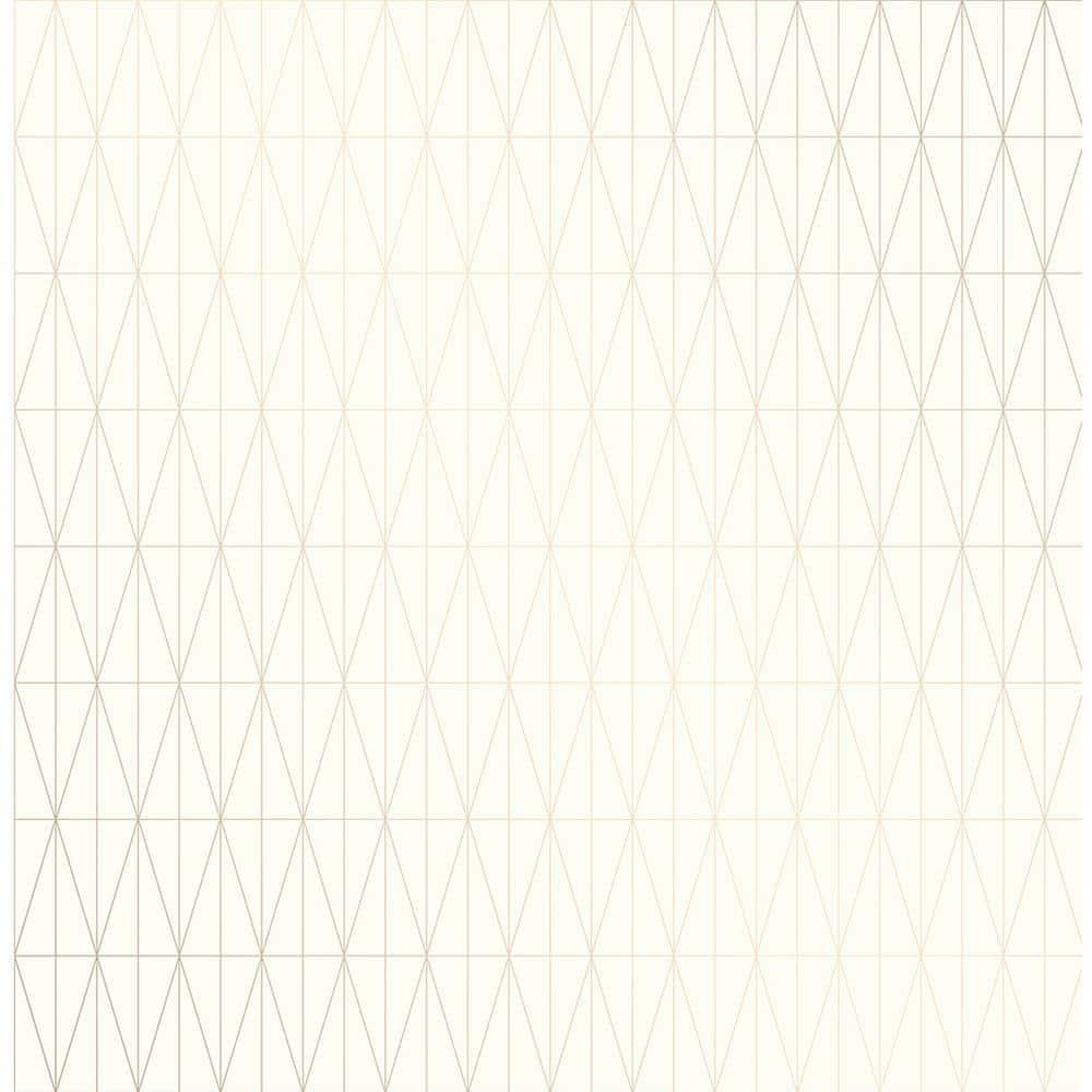 A-Street Prints Tofta Off-white Geometric Strippable Wallpaper (Covers ...