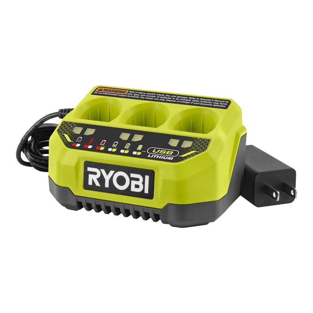RYOBI USB Lithium 3-Port Charger FVCH01 - The Home Depot