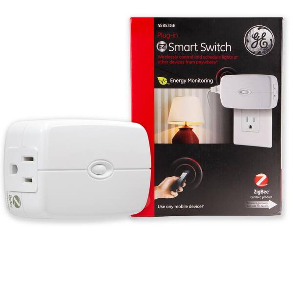 GE Zigbee Plug-In Energy Monitoring Smart Switch 45853GE - The Home Depot