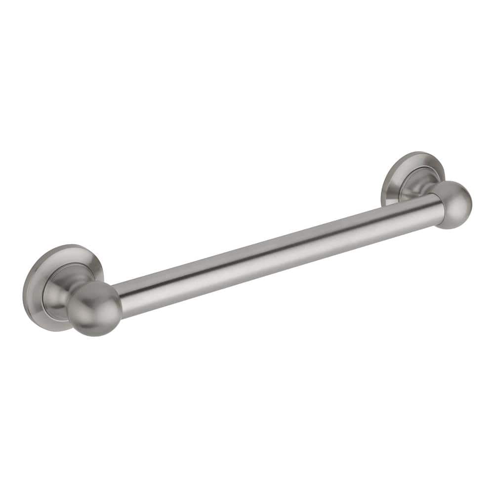 Glacier Bay 32 in. Rounded Style Grab Bar in Stainless Steel 068 ...