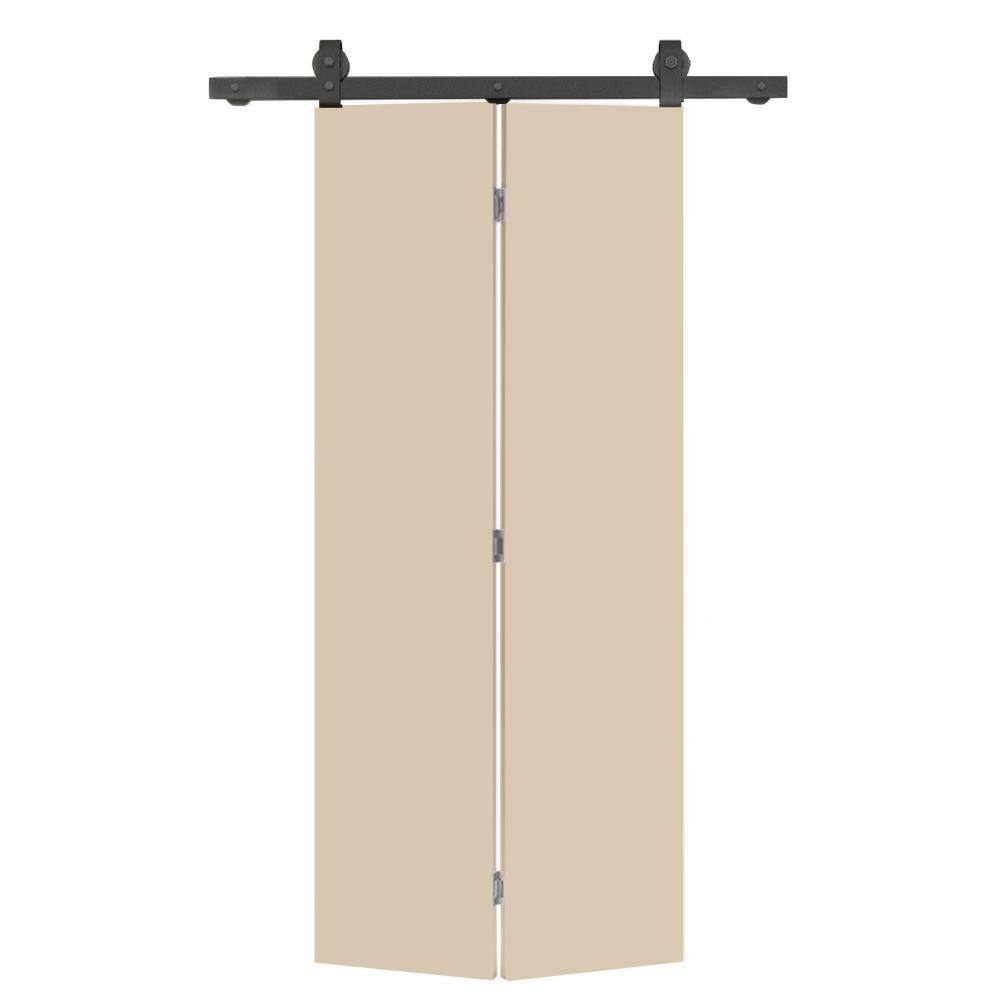 CALHOME 30 in. x 80 in. Beige Smooth Flush Hardboard Hollow Core ...