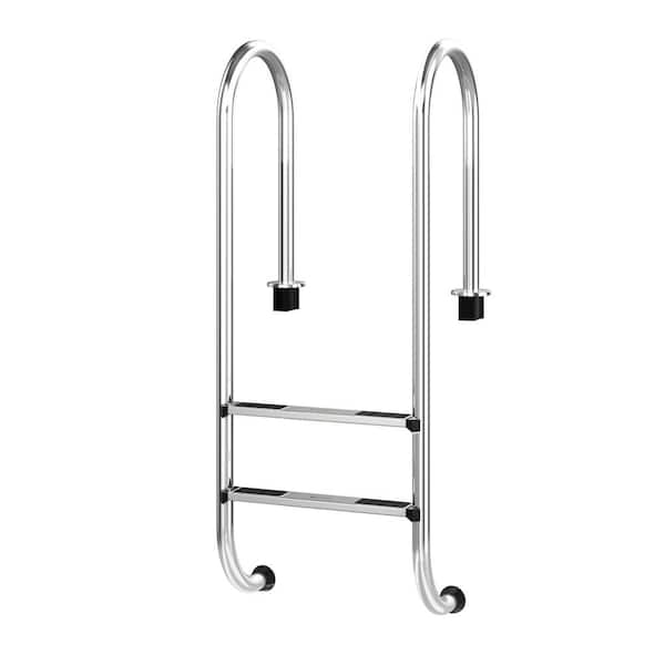 Costway Swimming Pool Ladder 2-Step Stainless Steel Non-Slip for In ...