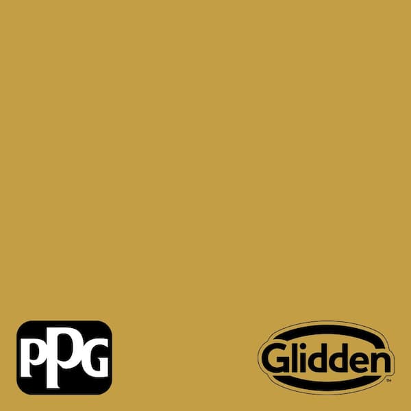 Glidden 8 oz. PPG1107-7 Golden Field Satin Interior Paint Sample ...