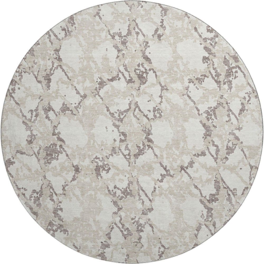 Addison Rugs Mayfield Premium Machine Washable Abstract AMF969 Ivory 8 ...