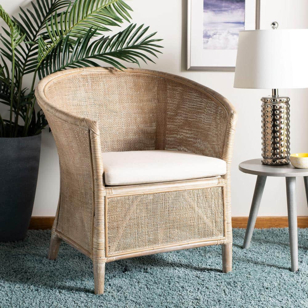 Rattan statement chair store