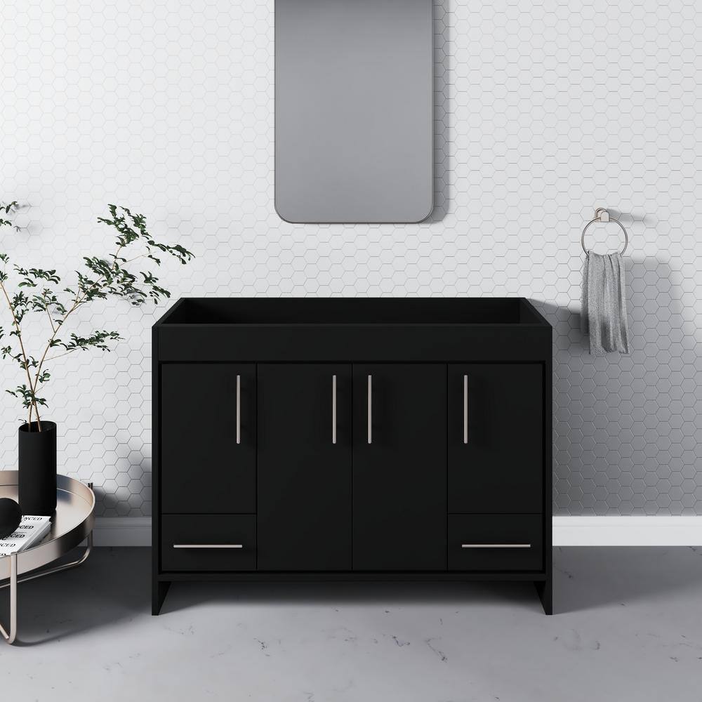 VOLPA USA AMERICAN CRAFTED VANITIES Pacific 48 in. W x 18 in. D Modern Bath Vanity Cabinet Only ...