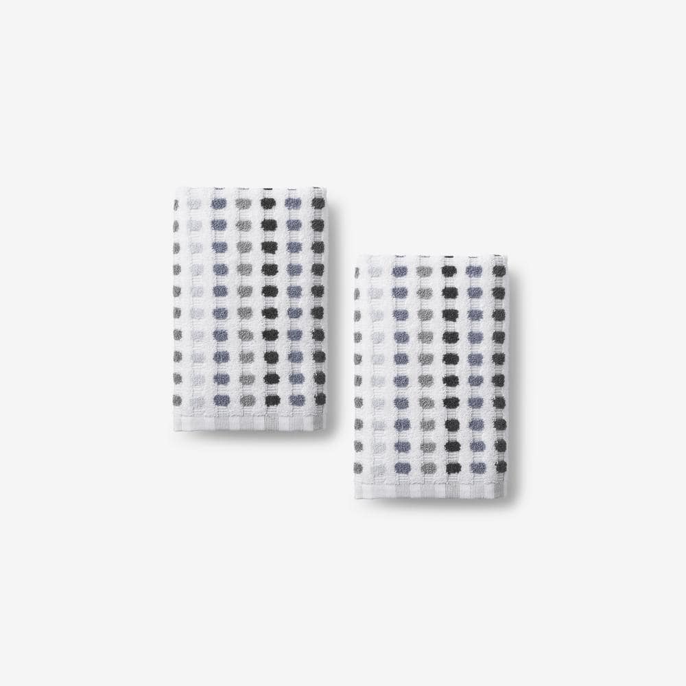 The Company Store Spectrum Gray Geometric Cotton Wash Cloth VJ59-WASH ...