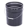 Vestil 5 Gal. Black Steel Open Head Pail PAIL-STL-RI - The Home Depot