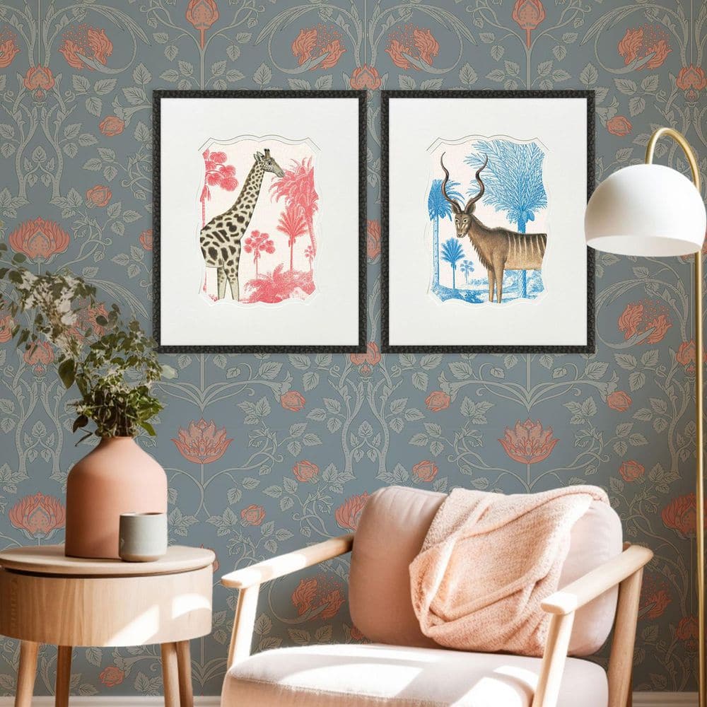 Paragon Wild Wonderland by Drammis 2 Piece Framed 2 Piece Animal Art ...