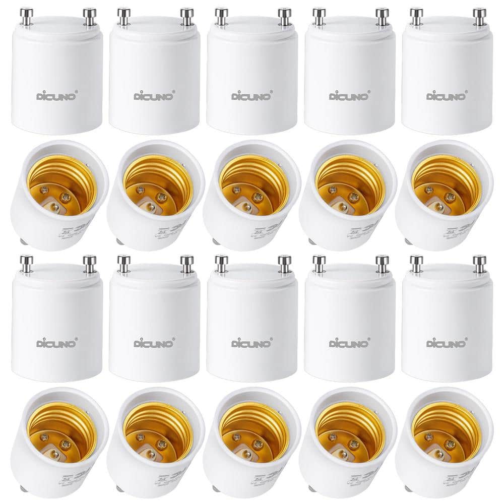 BIBIVIS GU24 to E26 High Temperature Resistance 160 Max 200-Watt Power ...