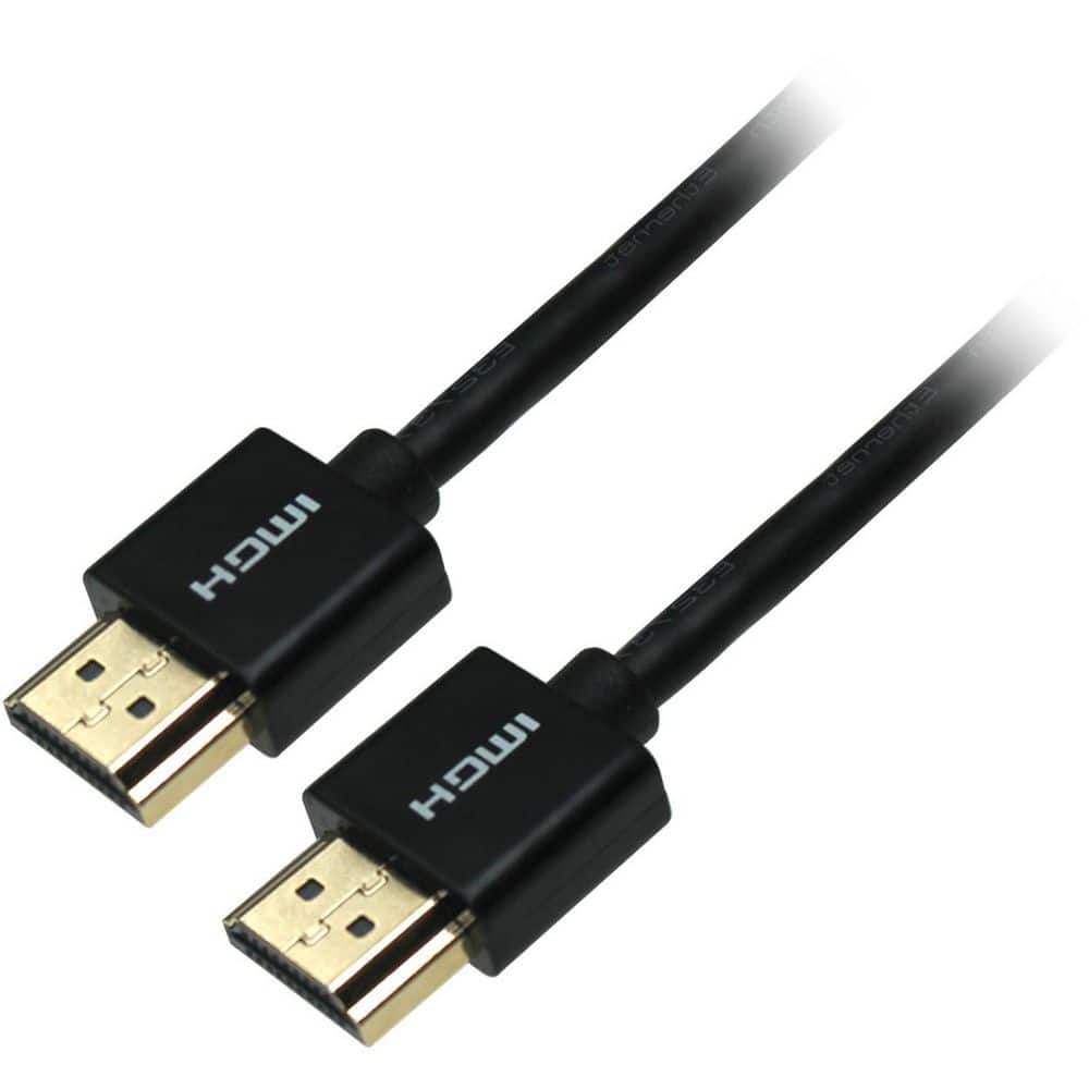 4XEM 5 ft. Ultra Slim HDMI Cable 4K 60hz – High-Speed HDMI Male to Male ...