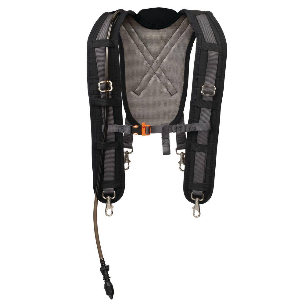 Weaver Tool Gear Deluxe Work Suspenders with Hydration Pack Nylon Black ...