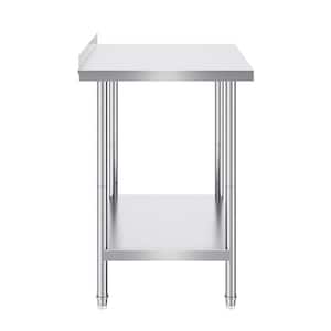 SVOPES Stainless Steel Prep Table 24 x 24 x 36 in. 600 lbs. Capacity ...