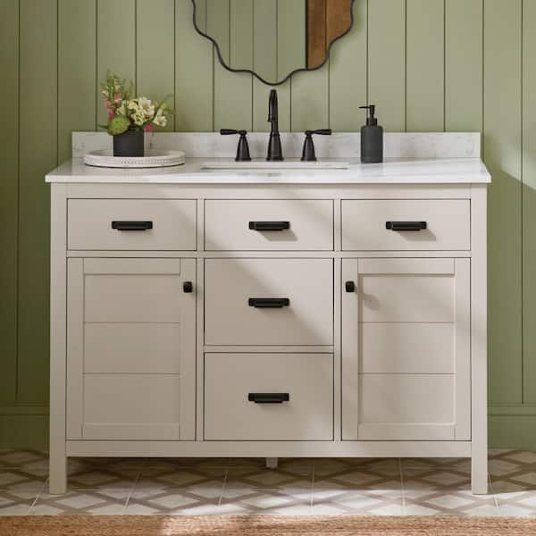 Home Decorators Collection Stanhope 49 in. Single Sink Even Better ...