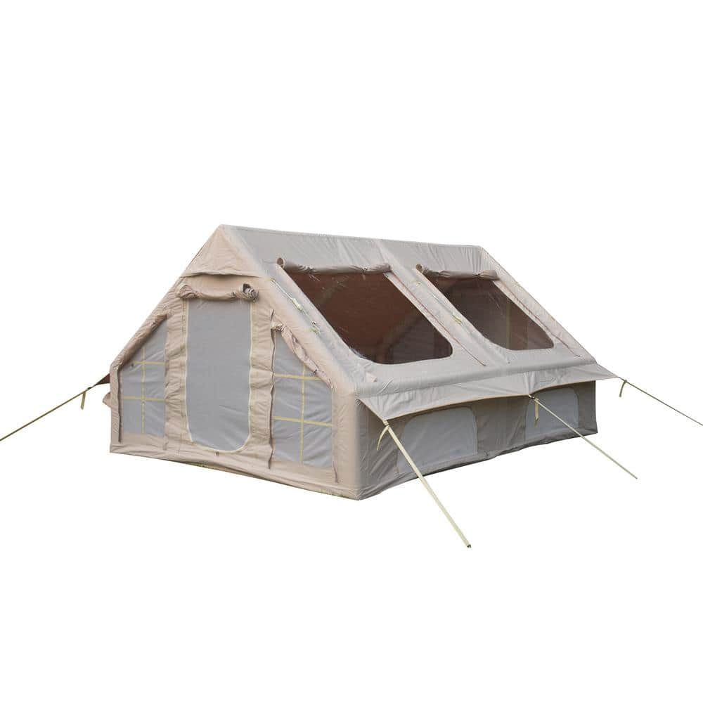 Tenleaf 9.8 ft. x 13 ft. Beige High Performance Inflatable Structure 4 ...