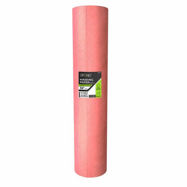 PRATT INDUSTRIES 3 ft. x 250 ft. Red Rosin Drop Cloth Paper Roll ...