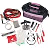 Stalwart 55-Piece Pink Emergency Roadside Kit with Travel Bag 75 ...