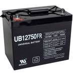 UPG 12-Volt 75 Ah I6 Terminal Sealed Lead Acid (SLA) AGM Rechargeable ...