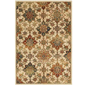 Lifeproof Isabella Gray 5 ft. x 7 ft. Abstract Area Rug 635640