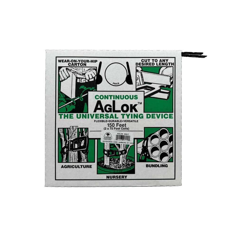 Eaton Brothers Aglok Chain Tie 1/2" x 150'-Heavy Duty Fastener Chain ...