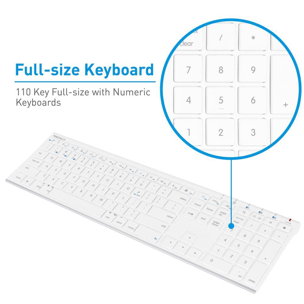 Utra-Slim Quick Switch Bluetooth Full Keyboard to | Ubuy Nepal