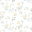 Norwall Morning Dew Turquoise, Grey & Yellow Vinyl Wallpaper (Covers 55 ...