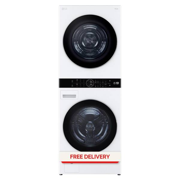 LG 2.4 cu. ft. Washer, 4.2 cu. ft. Dual Inverter Heat Pump Ventless ...