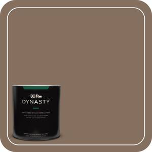 BEHR PREMIUM PLUS 8 oz. #N230-6 Whiskey Barrel Flat Interior/Exterior ...