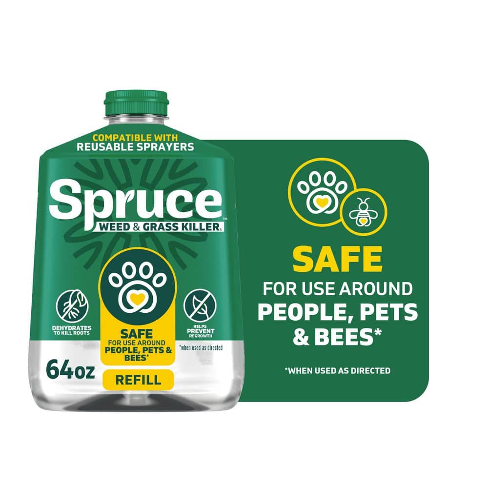 Spruce 64 oz. Snap and Spray Weed and Grass Killer Refill 081012130044 ...