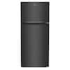 Whirlpool 16.6 cu. ft. Built-In Top Freezer Refrigerator in Black ...