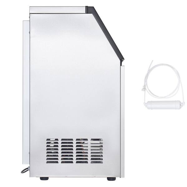 SKYSHALO 17 in.W Commercial Ice Maker Machine 100lbs./24H 36 Ice Cubes ...