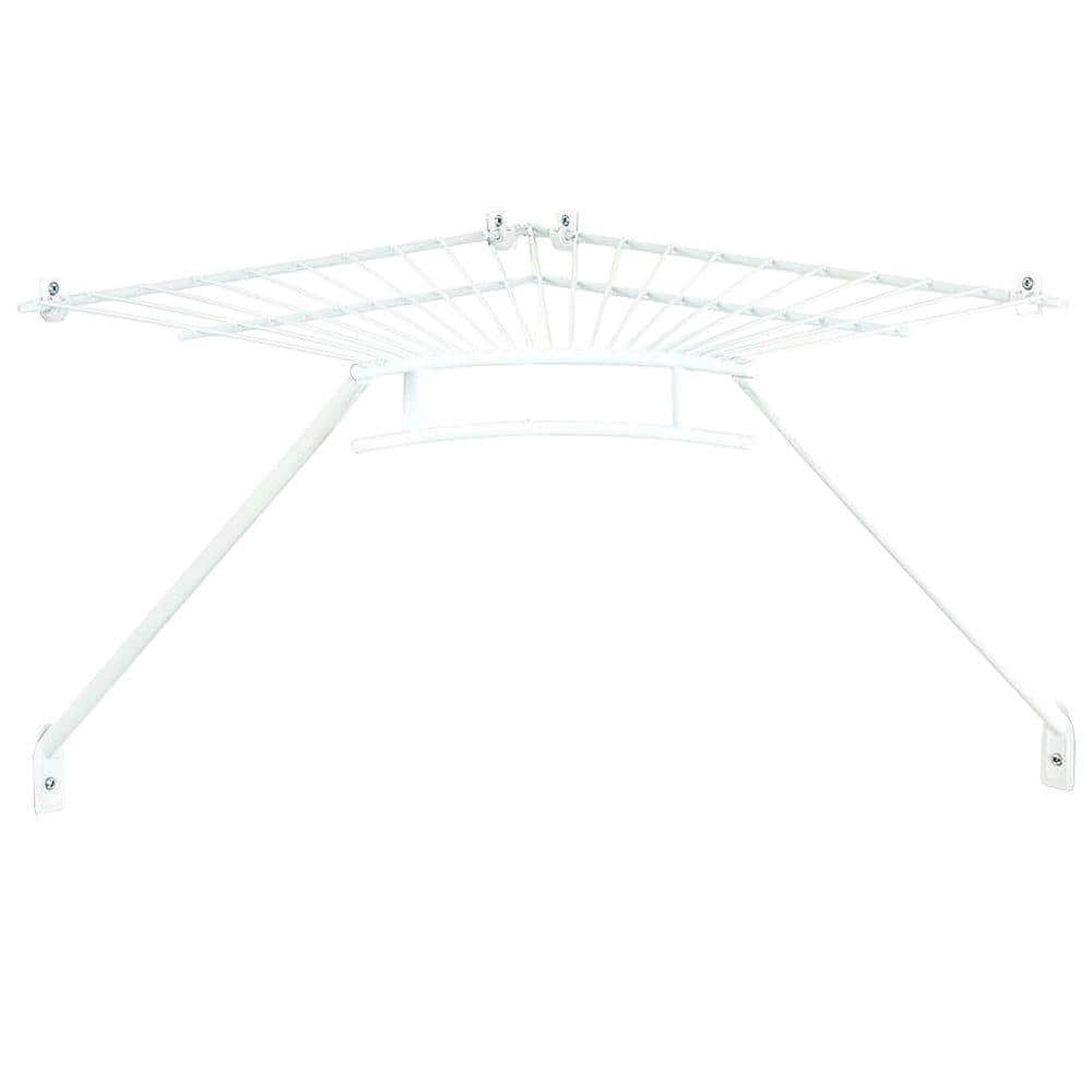 ClosetMaid 19-5/8 in. Shelf & Rod Corner Shelf Kit 21066 - The Home Depot