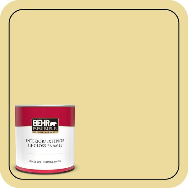 BEHR PREMIUM PLUS 1 qt. #P330-3A Flourish Hi-Gloss Enamel Interior ...