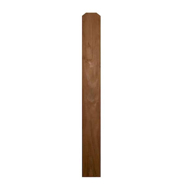 Con Com 11/16 in. x 7-1/2 in. x 6 ft. Redwood Square Top Picket (Actual ...