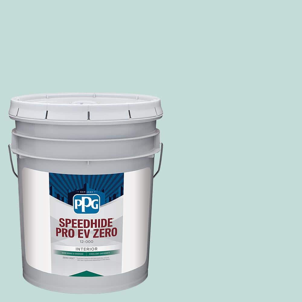 PPG Speedhide Pro EV Zero 5 gal. PPG1141-2 Green Wave Eggshell Interior ...