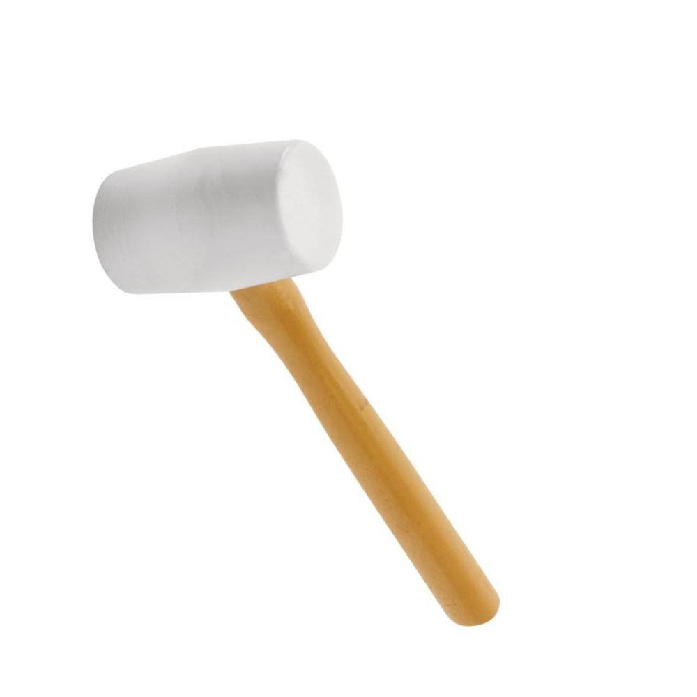 QEP 16 oz. White Rubber Tile Tapping Mallet 61613 - The Home Depot