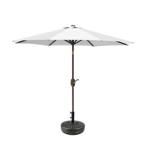 WESTIN OUTDOOR Kingston 9 ft. Market Outdoor Umbrella in Gray with 50 ...