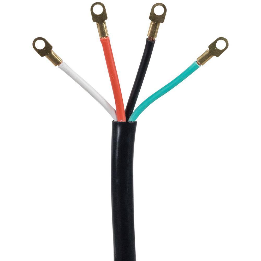 CERTIFIED APPLIANCE ACCESSORIES 6 ft. 10/4 4-Wire Closed-Eyelet 50-Amp ...