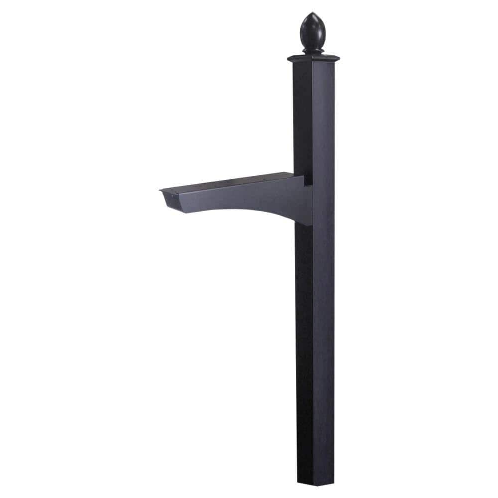 Architectural Mailboxes Decorative In-Ground Post in Black 5515B - The ...