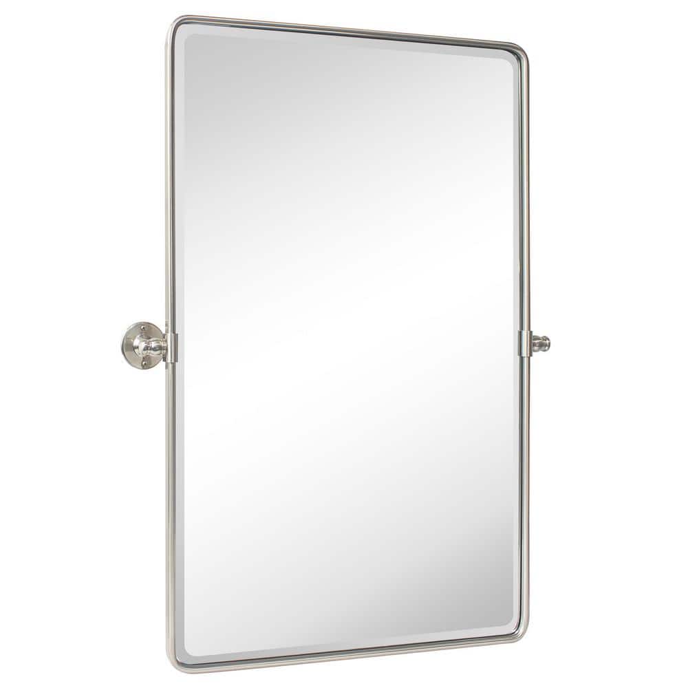 TEHOME Woodvale 23 in. W x 35 in. H Large Rectangular Metal Framed Wall ...