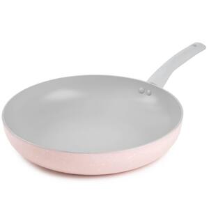 BROOKLYN STEEL CO. Venus 10 in. Grey and Blue Aluminum Pressed Nonstick ...