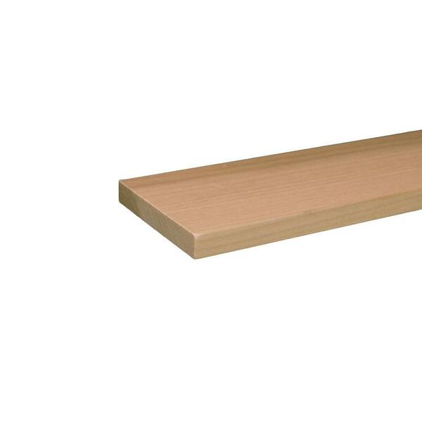 Alexandria Moulding 1/2 in. x 4 in. x 3 ft. Poplar Wood Hobby Board ...