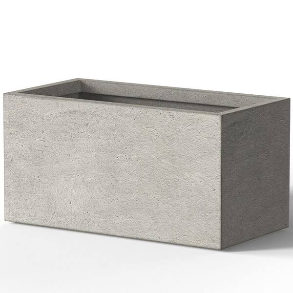 Sapcrete 24 in. Large Cement Shade(Enhanced Core) Concrete Rectangular ...