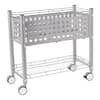 Steel Open Top File Cart in Matte Gray VF52000 - The Home Depot