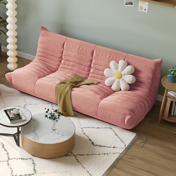 Pink loveseat couch store